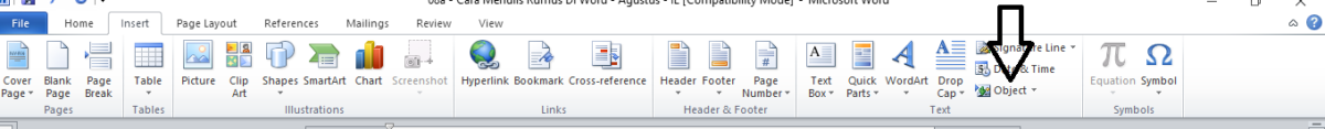 Cara Menulis Rumus Di Microsoft Word [+Gambar]