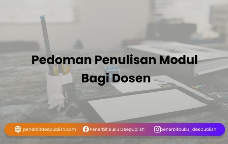 Pedoman Penulisan Modul Bagi Dosen