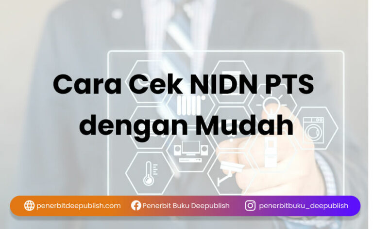 Cara Cek NIDN PTS dengan Mudah - Penerbit Deepublish