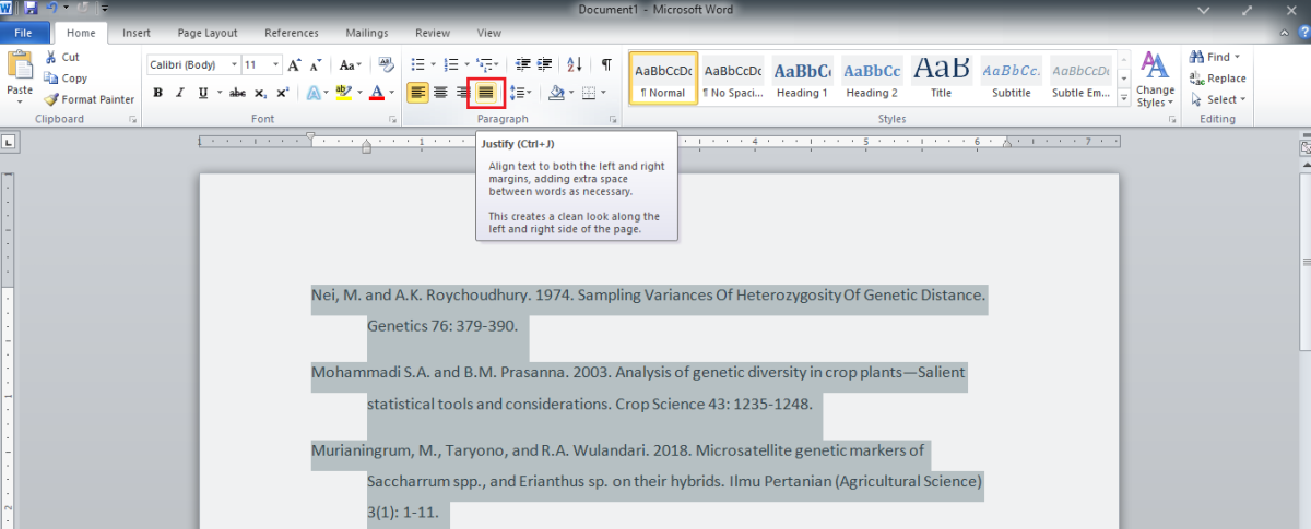 8 Cara Merapikan Daftar Pustaka di Word [+Gambar]