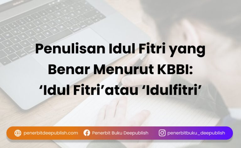 Penulisan Idul Fitri yang Benar Menurut KBBI