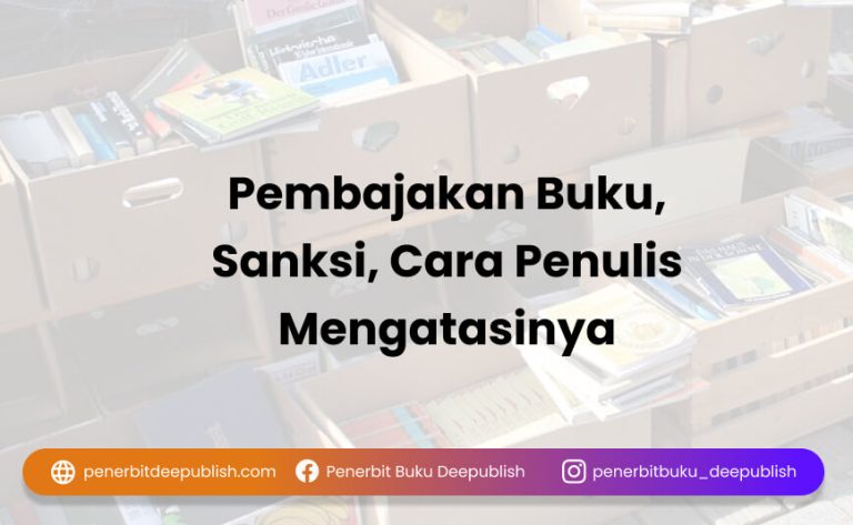 Pembajakan Buku, Sanksi, Cara Penulis Mengatasinya