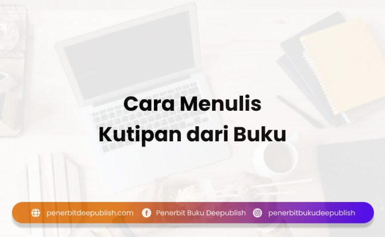 Cara Menulis Kutipan dari Buku