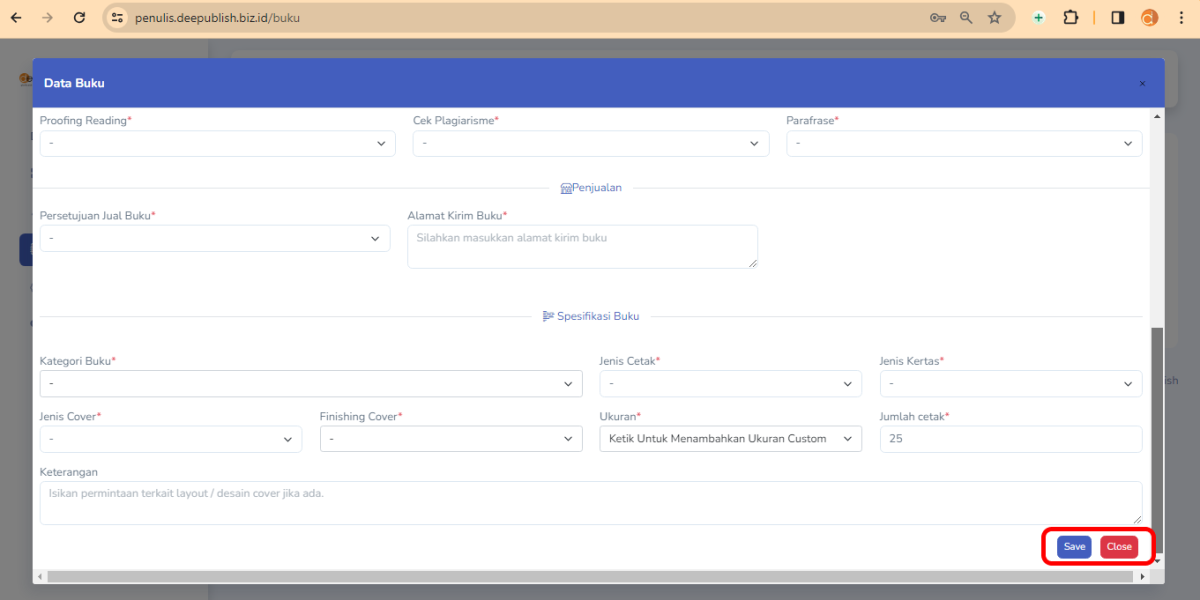 Panduan Portal Penulis - Penerbit Deepublish