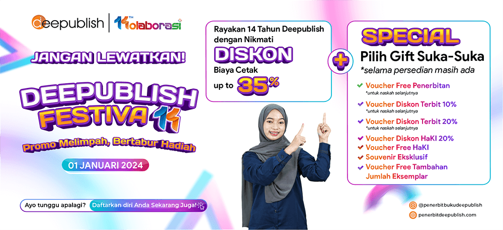 Promo Cetak Buku Hingga 30% - Penerbit Deepublish