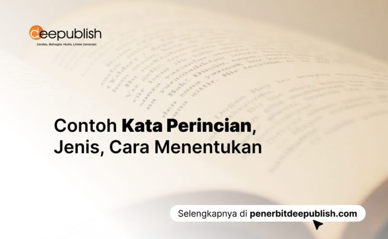 Contoh Kata Perincian, Jenis, Cara Menentukan