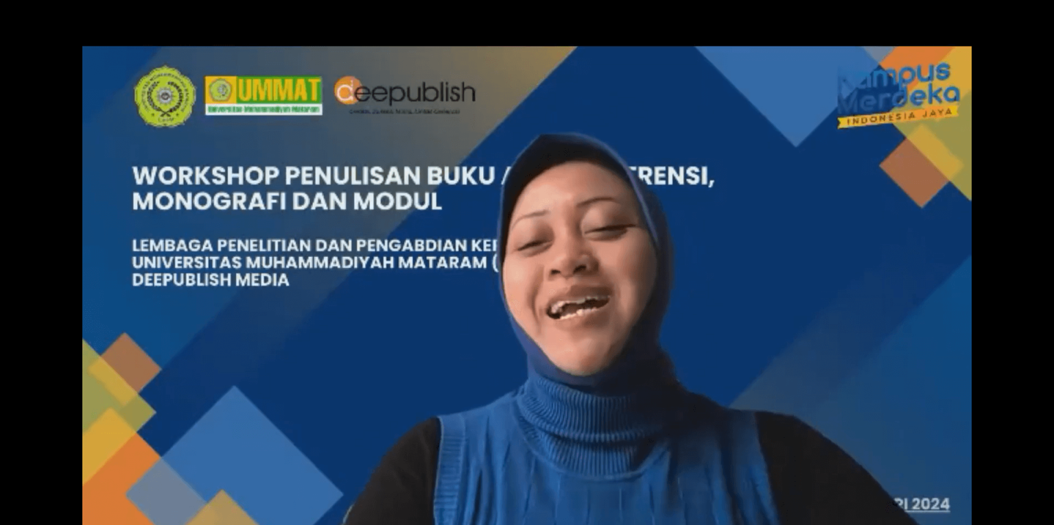 Jalin Kerjasama dengan Universitas Muhammadiyah Mataram, Deepublish Gelar Workshop Penulisan Buku