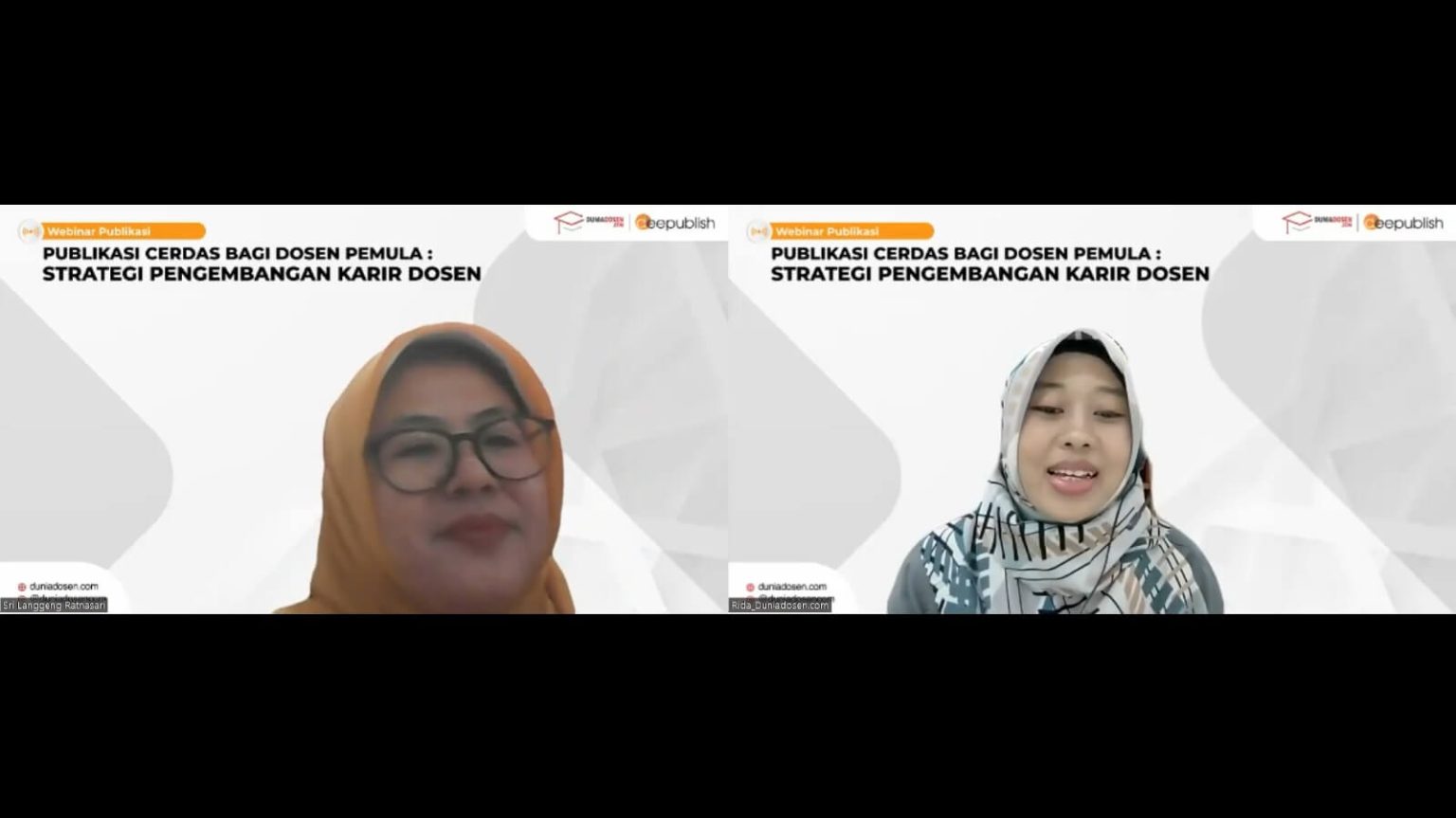 Webinar Publikasi Cerdas Bagi Dosen Pemula Bersama Prof. Langgeng Ratnasari