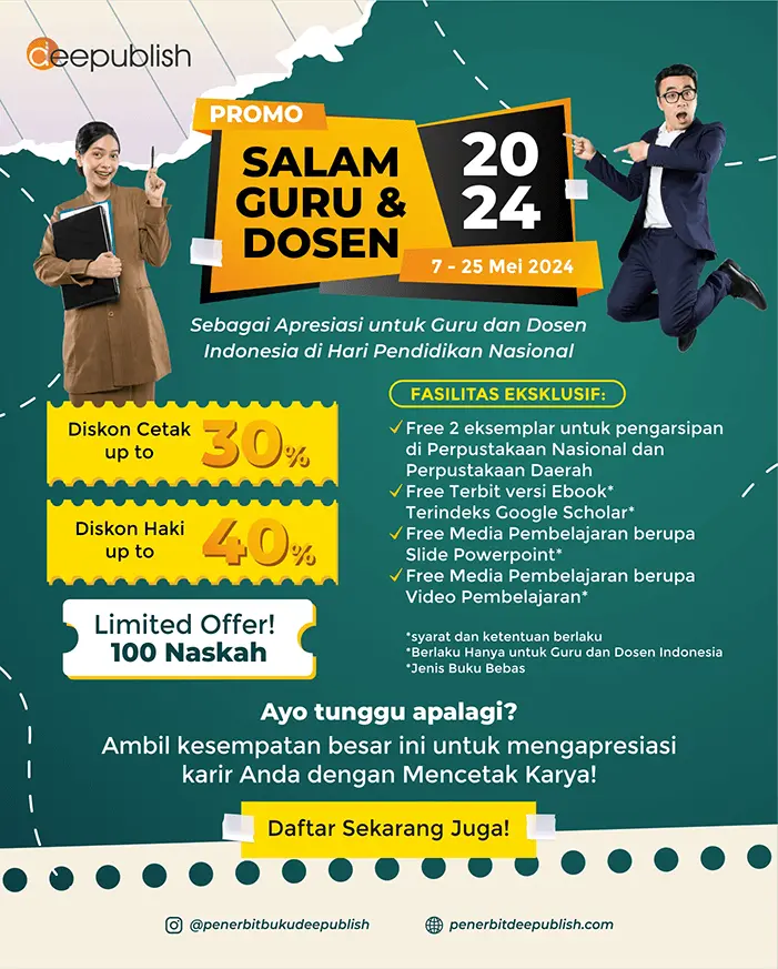 Diskon Cetak Buku Hingga 30%, Promo Salam Guru & Dosen 2024
