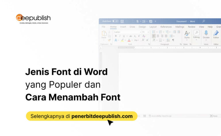 Jenis Font di Word yang Populer dan Cara Menambah Font