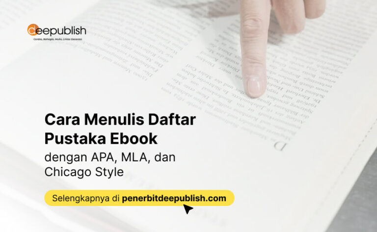 Cara Menulis Daftar Pustaka Ebook dengan APA, MLA, dan Chicago Style