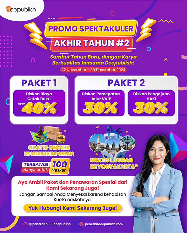 Promo Akhir Tahun 2024 - Diskon Cetak - Penerbit Deepublish